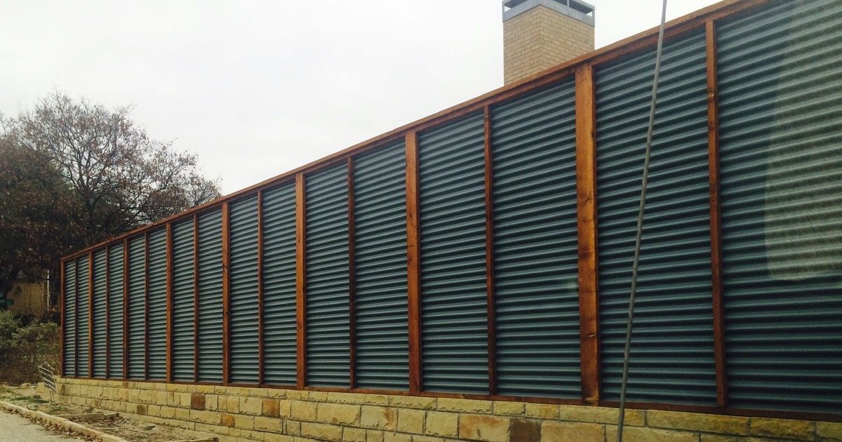 Residential R-Panel Fences | Titan Fence North DFW, TX