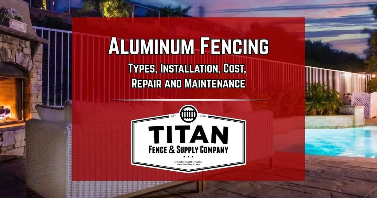 Aluminium Fencing Types, Cost & Installation | Titan Fence